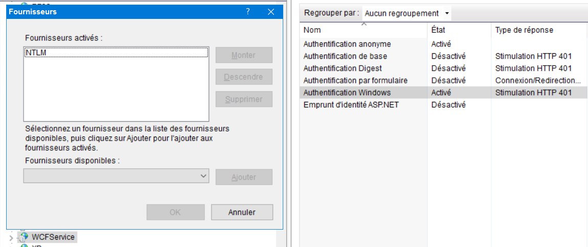The HTTP request is unauthorized with client authentication scheme 'Ntlm'. The authentication ...