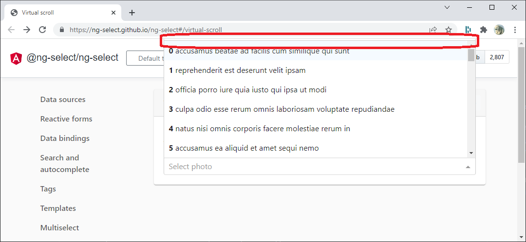 Dropdown drops "up" when there is no room for dropdown in either direction. · Issue #2044 · ng ...