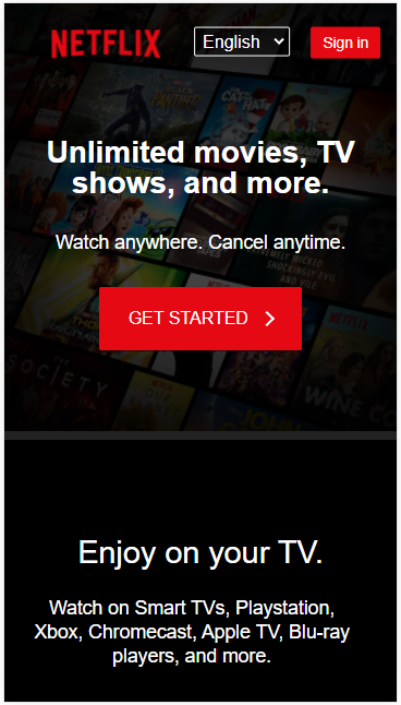 GitHub - fidanbadalova/Sample-Netflix-Responsive-Project: Netflix ...