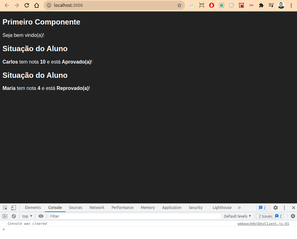 GitHub - uchoamaster/estudosREACTJS: repositório do professor Leitão da ...