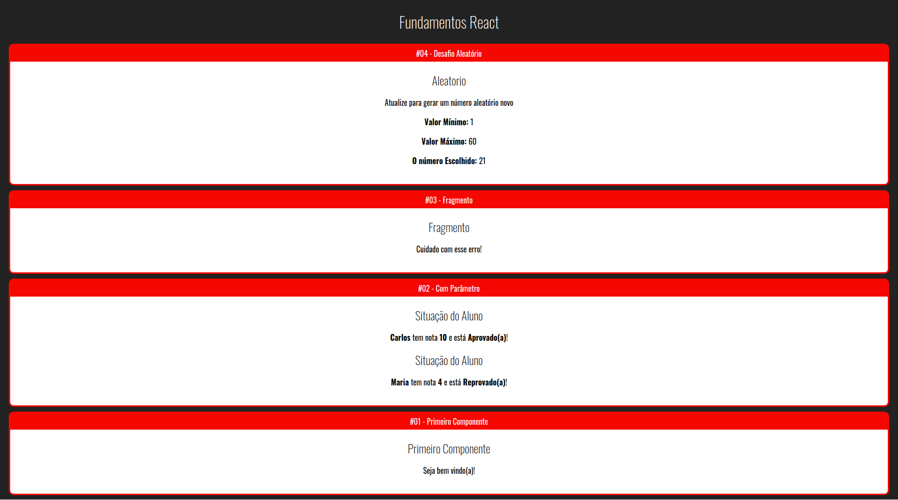 GitHub - uchoamaster/estudosREACTJS: repositório do professor Leitão da ...