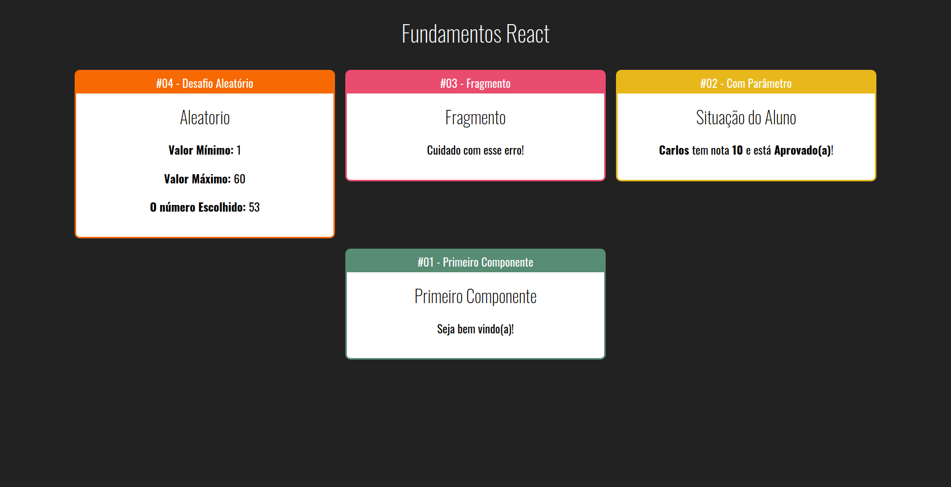 GitHub - uchoamaster/estudosREACTJS: repositório do professor Leitão da Cod3r