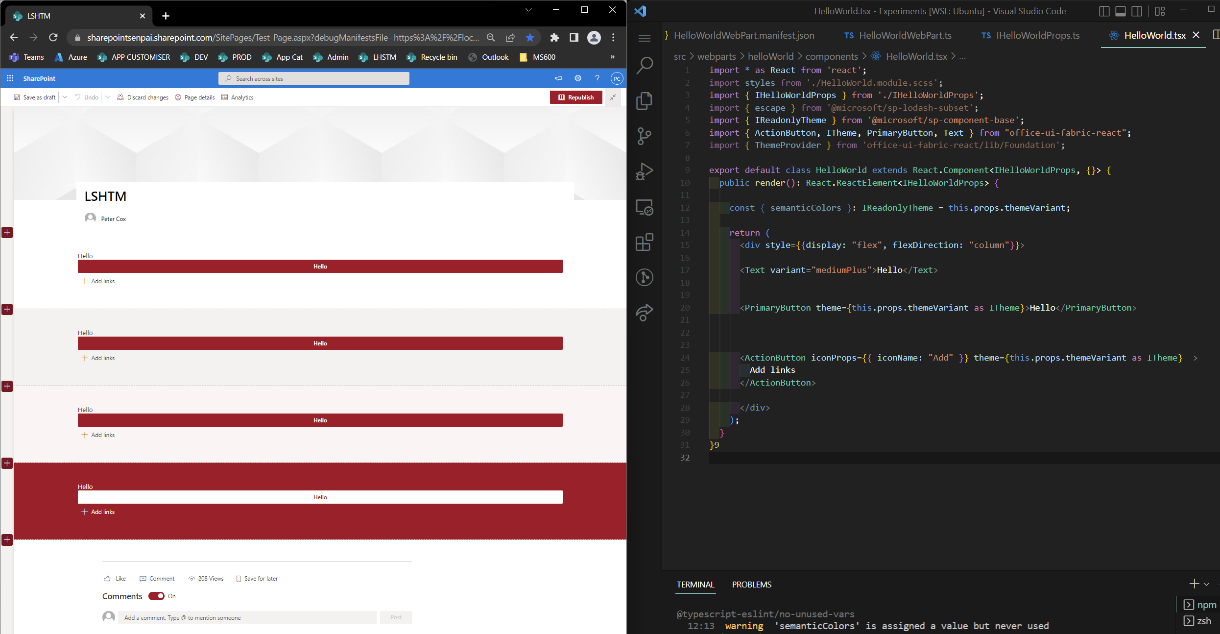 Update Section Backgrounds article to show how to apply to FluentUI components · Issue #8254 ...