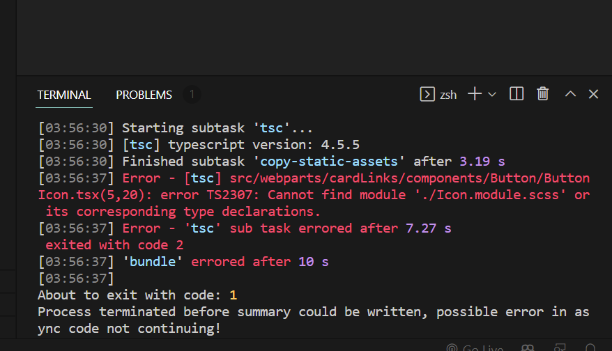 Add Retry Ability If Scss Compiler Fails When Running Npm Run Serve In Fresh Terminal · Issue 6251