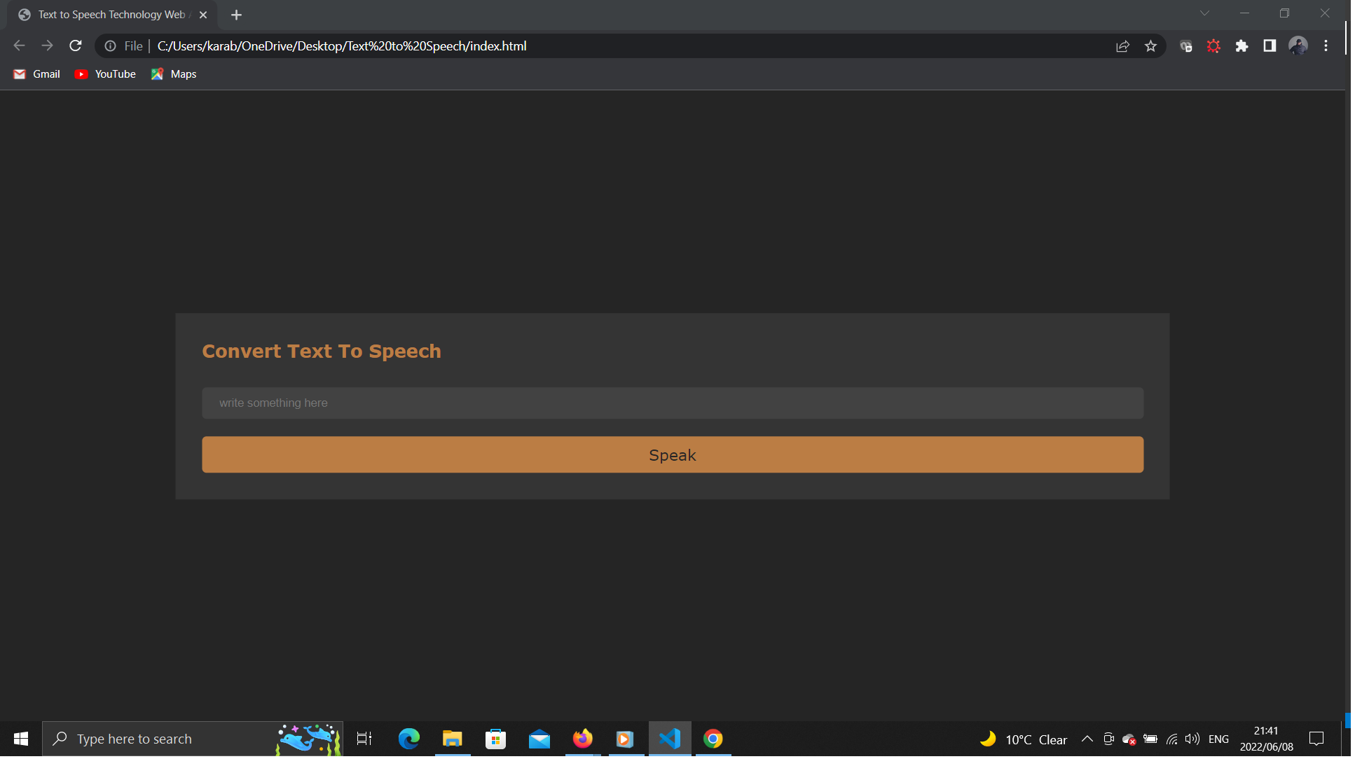 GitHub - karabomaboka/Text-to-Speech-Technology: Text to speech using Web Speech API.Web Speech ...