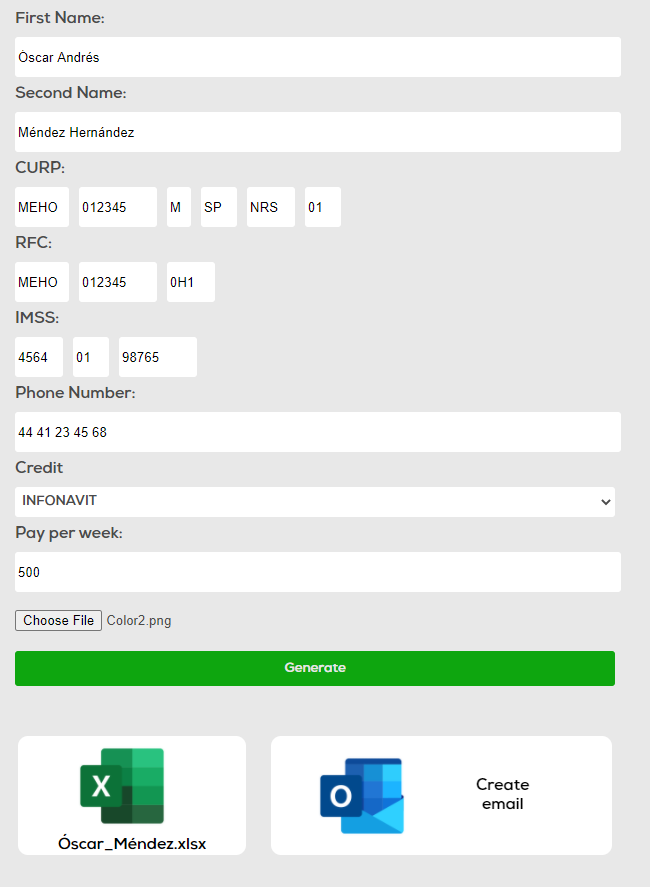 GitHub - iOsckar/Excel_And_Email_Creator