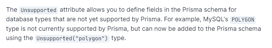 Bug report: Typo leading to mis-rendering in Prisma Docs. · Issue #1396 · prisma/docs · GitHub