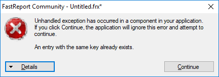 Unable to inherit a report report containing a parameter · Issue #105 · FastReports/FastReport ...