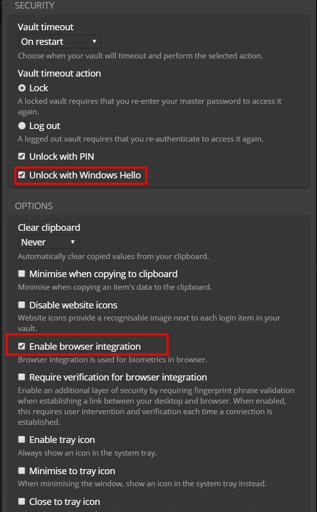 Biometrics doesn't work with Chrome · Issue #1638 · bitwarden/clients · GitHub