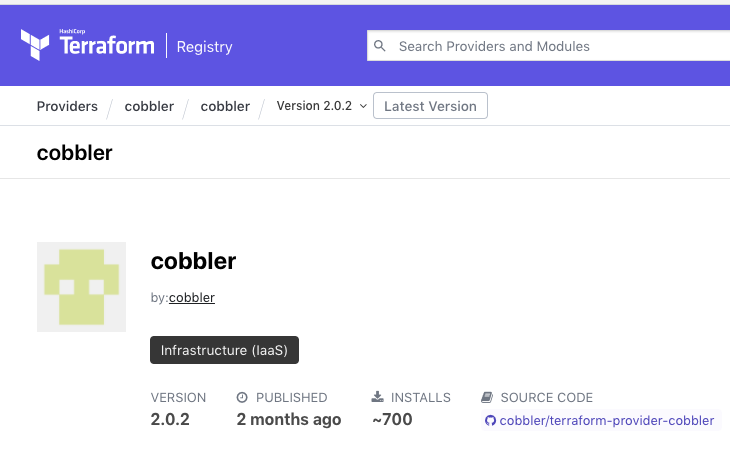 [Branding] Add a more distinctive GitHub avatar · Issue #2604 · cobbler/cobbler · GitHub