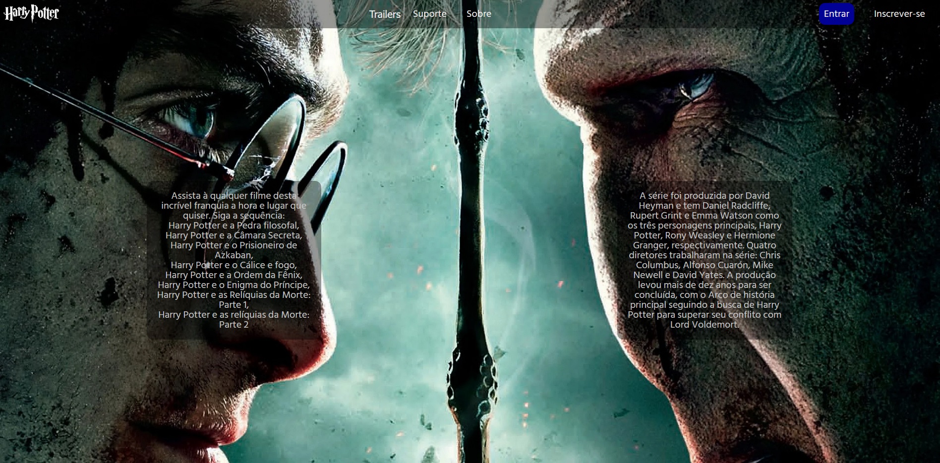 Github Marcelo1201 Landing Page Harry Potter Landing Page Com Base Em Uma Das Maiores Sagas
