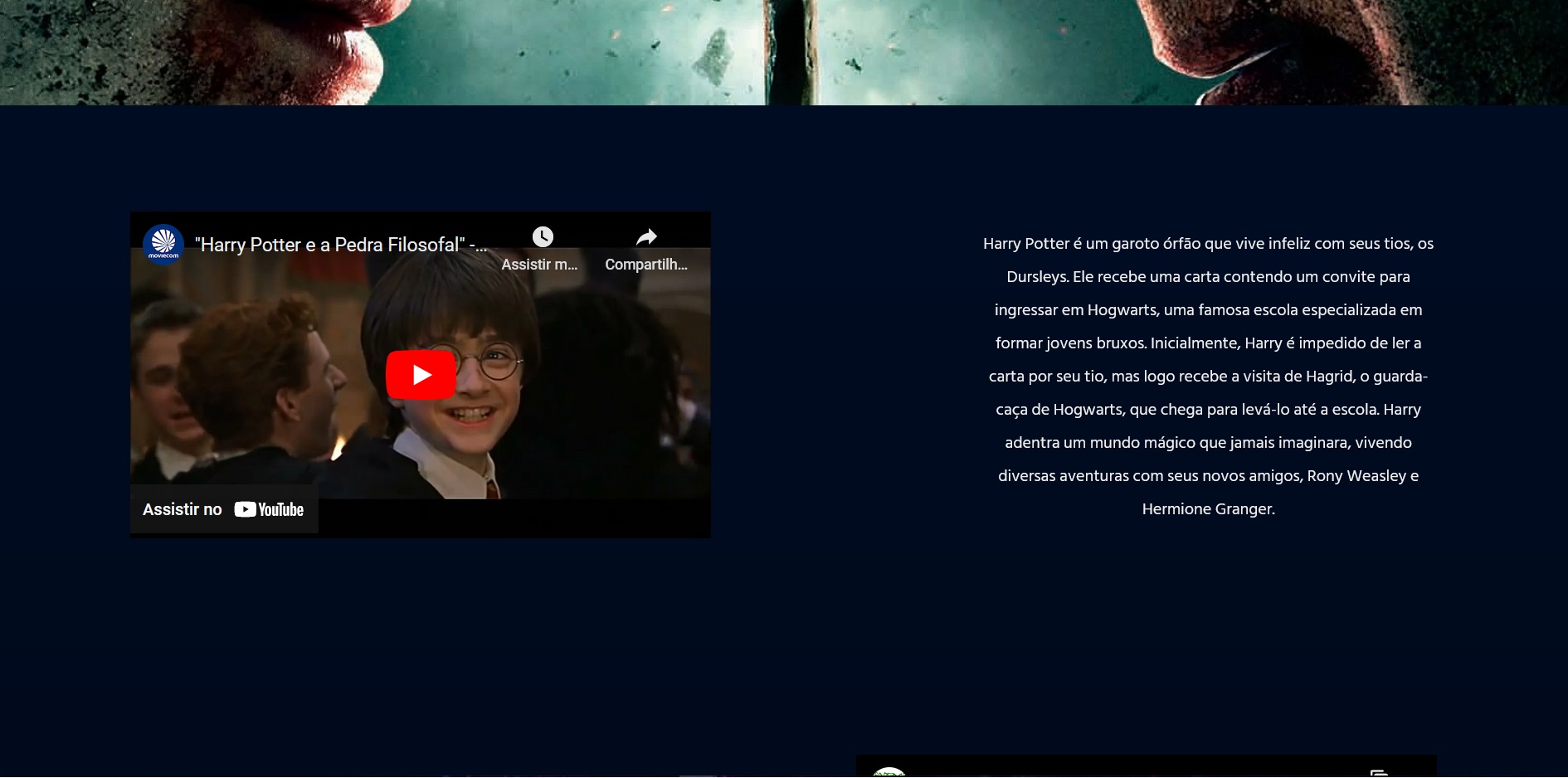 Github Marcelo1201 Landing Page Harry Potter Landing Page Com Base Em Uma Das Maiores Sagas