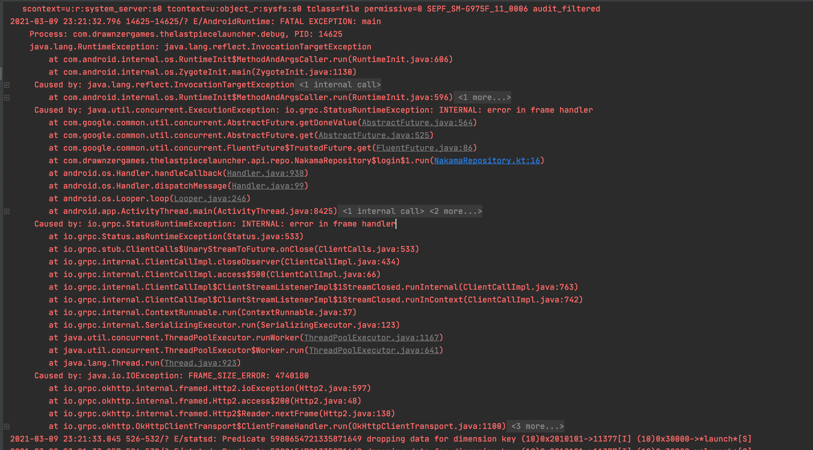 Android build failure due to protobuf-javalite · Issue #52 · heroiclabs/nakama-java · GitHub