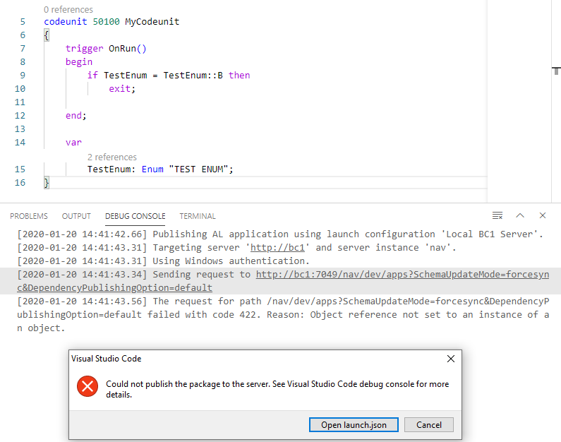 Enumextension Dependency · Issue 5609 · Microsoftal · Github 