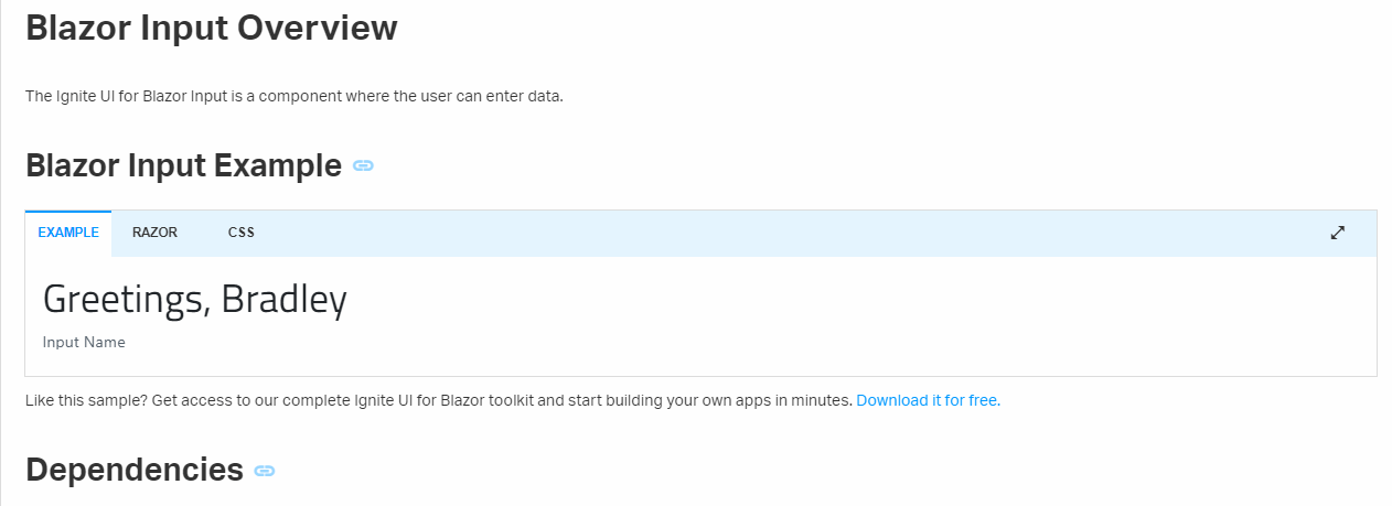 Input Blazor Component Example · Issue #282 · IgniteUI/igniteui-blazor-examples · GitHub