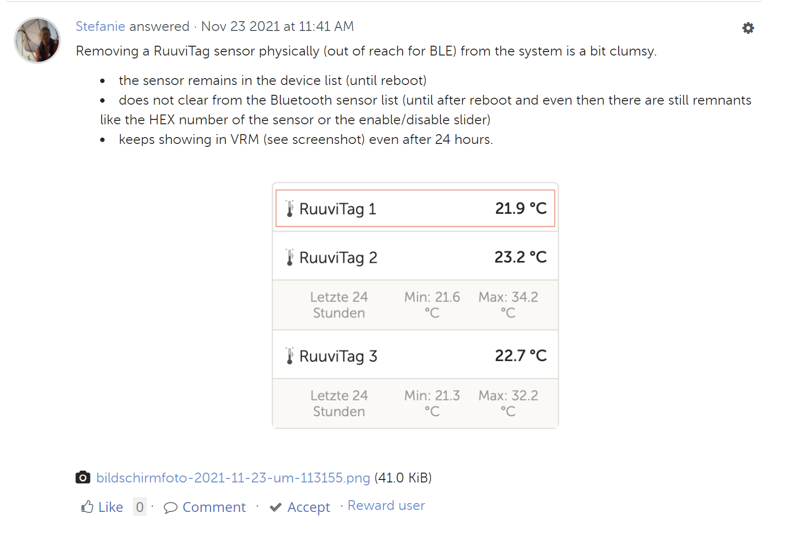 Ruuvis various · Issue #881 · victronenergy/venus · GitHub