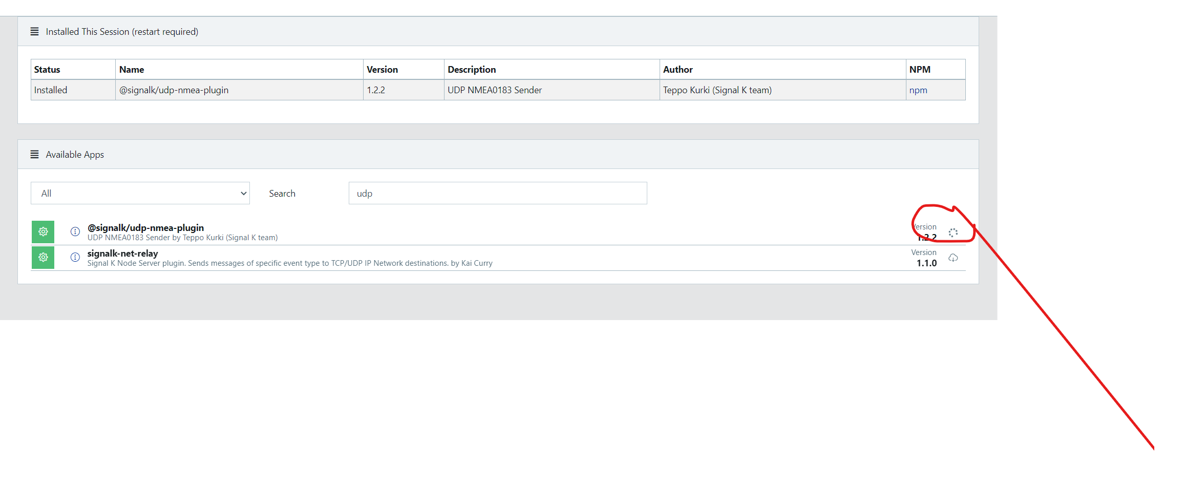 spinner doesn't stop spinning after install of new plugin has finished ...