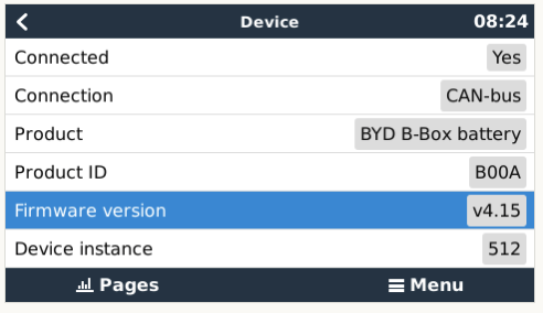 BYD firmware version wrong on vrm. · Issue #229 · victronenergy/venus ...