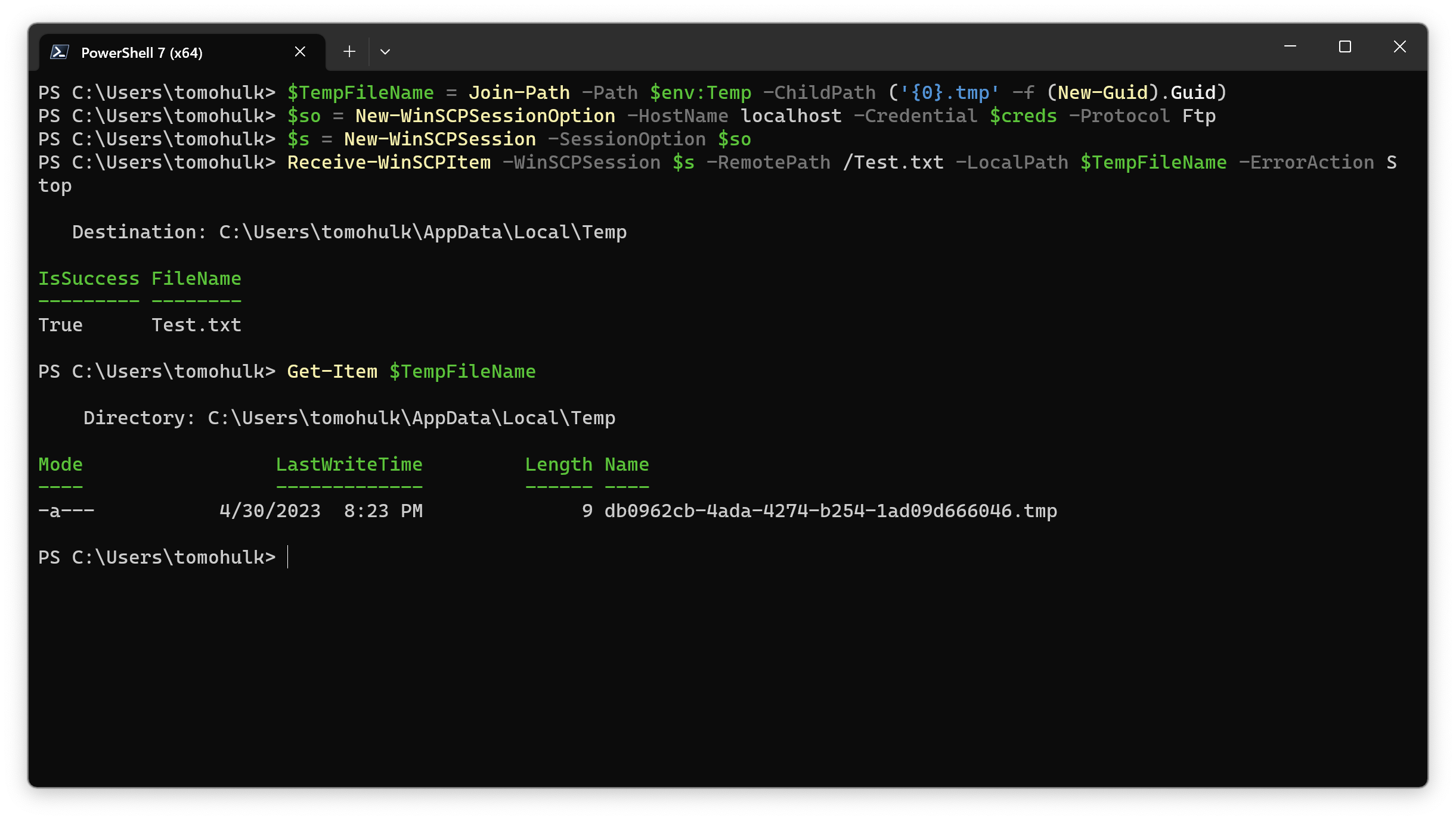 Receive Winscpitem Fails If Local Path Is A File And Is Missing · Issue 148 · Tomohulkwinscp