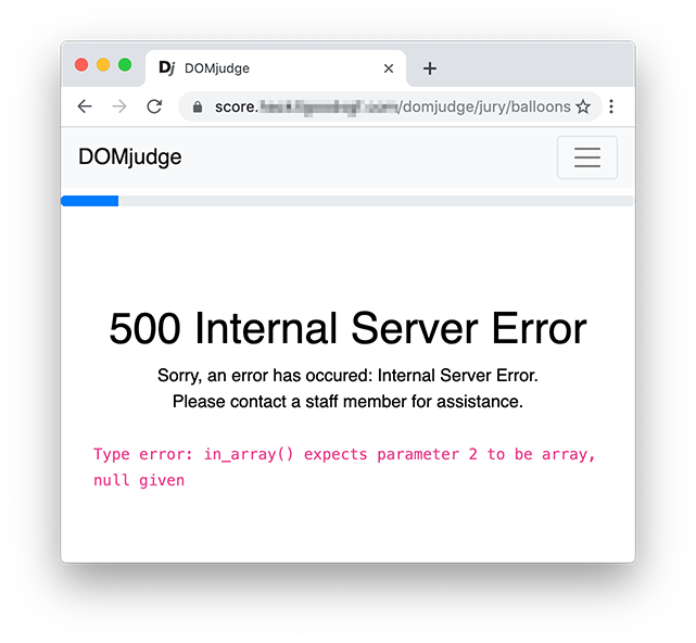 Balloon Status page returns 500 Internal Server Error after upgrade from 5.1.3 to 7.0.3 · Issue ...