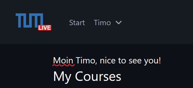 Make "Servus" Default · Issue #939 · TUM-Dev/gocast · GitHub
