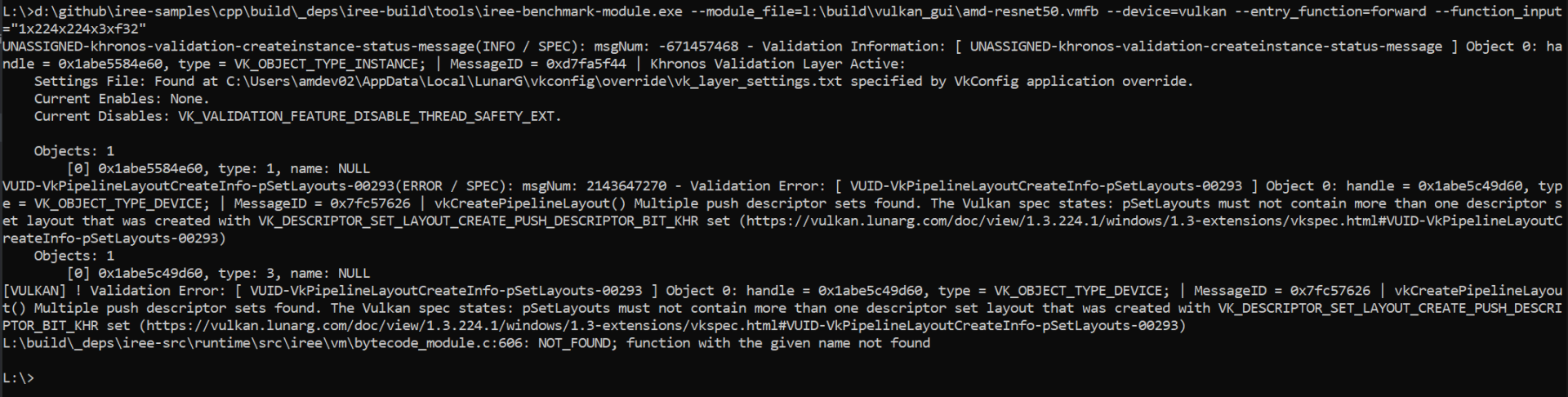VUID-VkPipelineLayoutCreateInfo-pSetLayouts-00293(ERROR / SPEC) with Vulkan AMD 6900XT · Issue ...