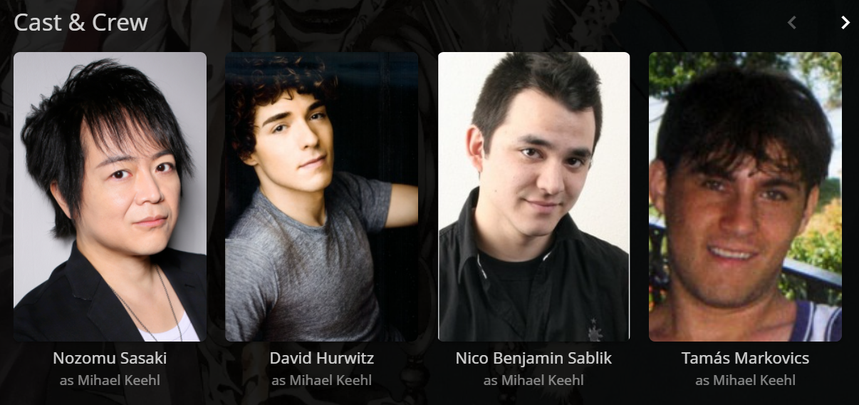 Voice actors from multiple languages all displayed · Issue #5122 ...