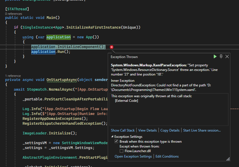 BUG: Issue when attempting to build and run Flow Launcher from source · Issue #2198 · Flow ...