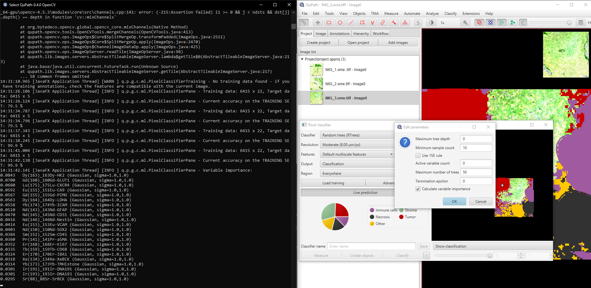 Pixel classifier fails with too many features · Issue #947 · qupath/qupath · GitHub