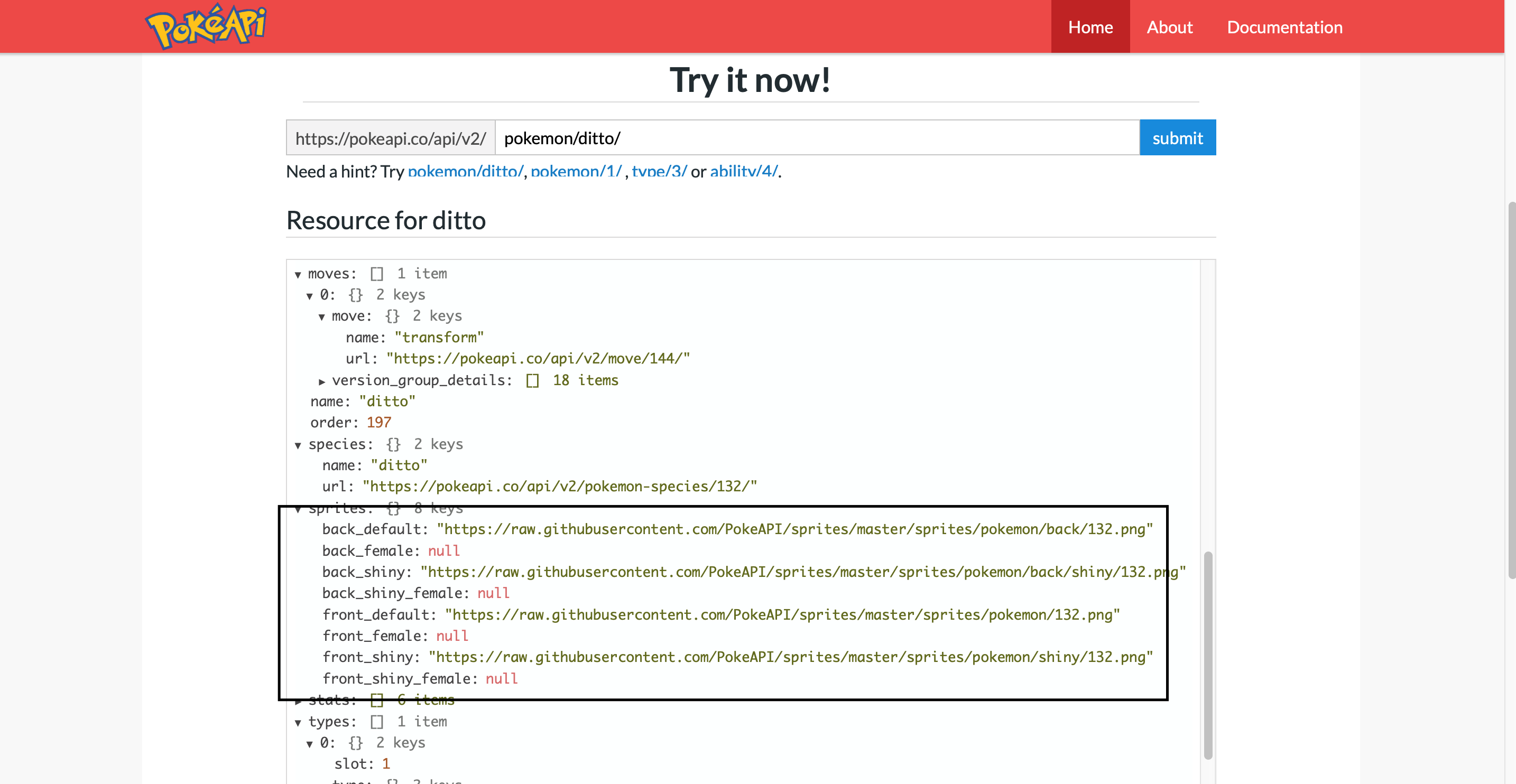 Differing url for sprites in the API vs. what's shown in documentation ...