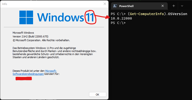 Get-ComputerInfo shows false OSVersion · Issue #17348 · PowerShell ...