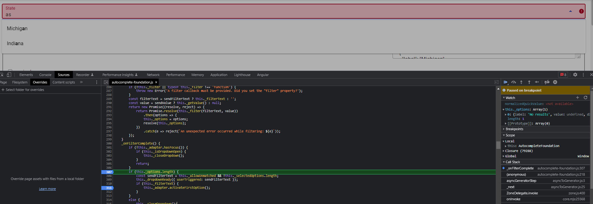 [autocomplete] disabled options can be activated during filtering · Issue #94 · tyler ...