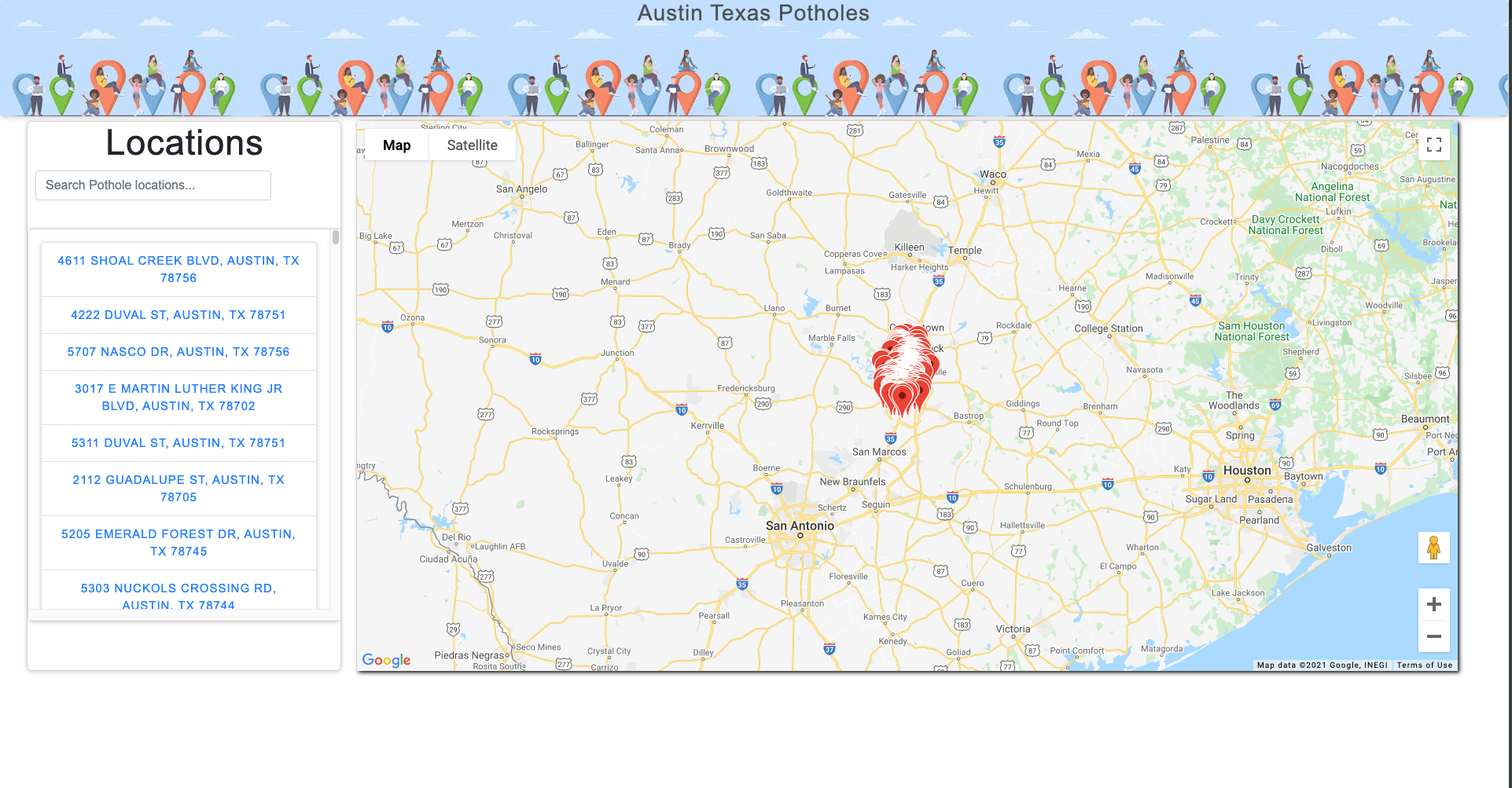 GitHub - rmwillow/googlePotholes