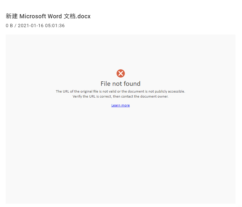 当在线预览docx/pptx/pdf文档时，显示File Not Found。 · Issue #369 · WangNingkai ...
