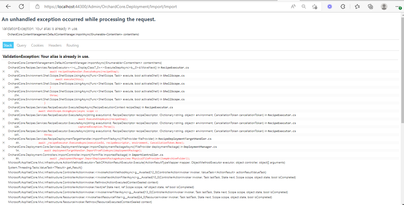 Export Package not work · OrchardCMS OrchardCore · Discussion #12529 · GitHub