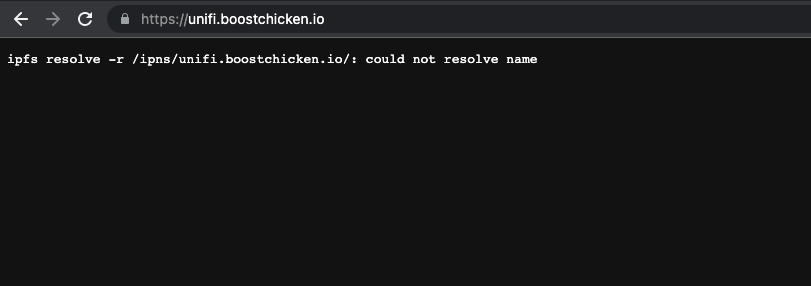 ipfs resolve -r /ipns/unifi.boostchicken.io/: could not resolve name · Issue #455 · unifi ...