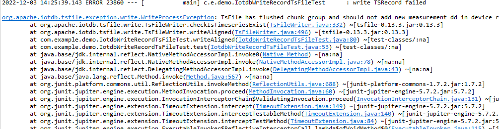 Tsfile对齐时间序列写入writealigned Tsrecord Record ，当触发flushallchunkgroups后加入新指标写入报错[bug] · Issue 8315