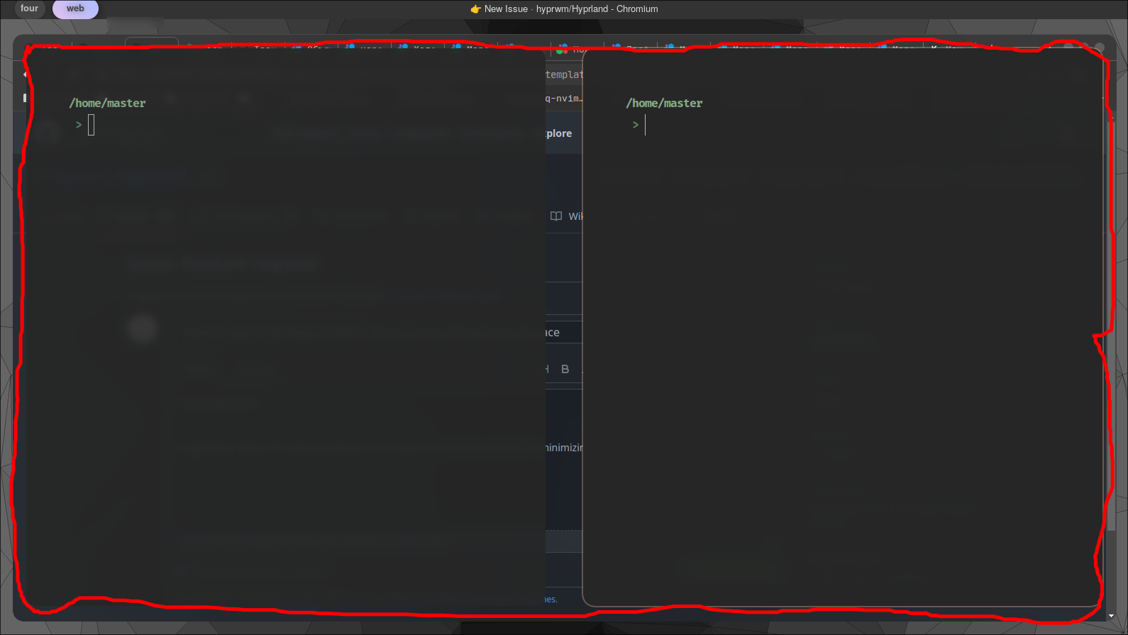 Feature: special workspace option: blur area around special workspace · Issue #1286 · hyprwm ...