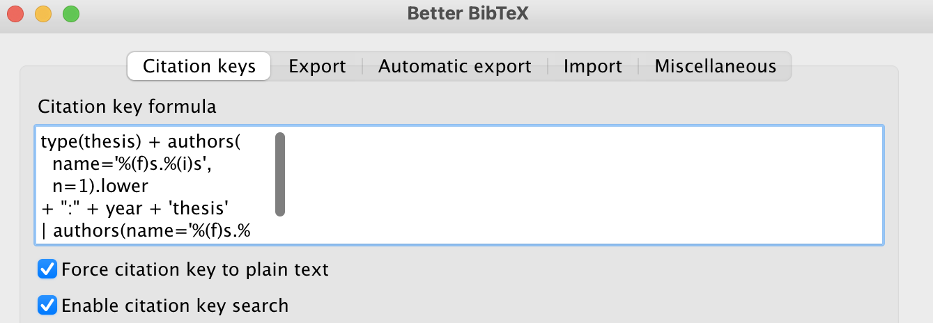 [Bug/Feature]: UI bug in citation key formula input · Issue #2600 · retorquere/zotero-better ...