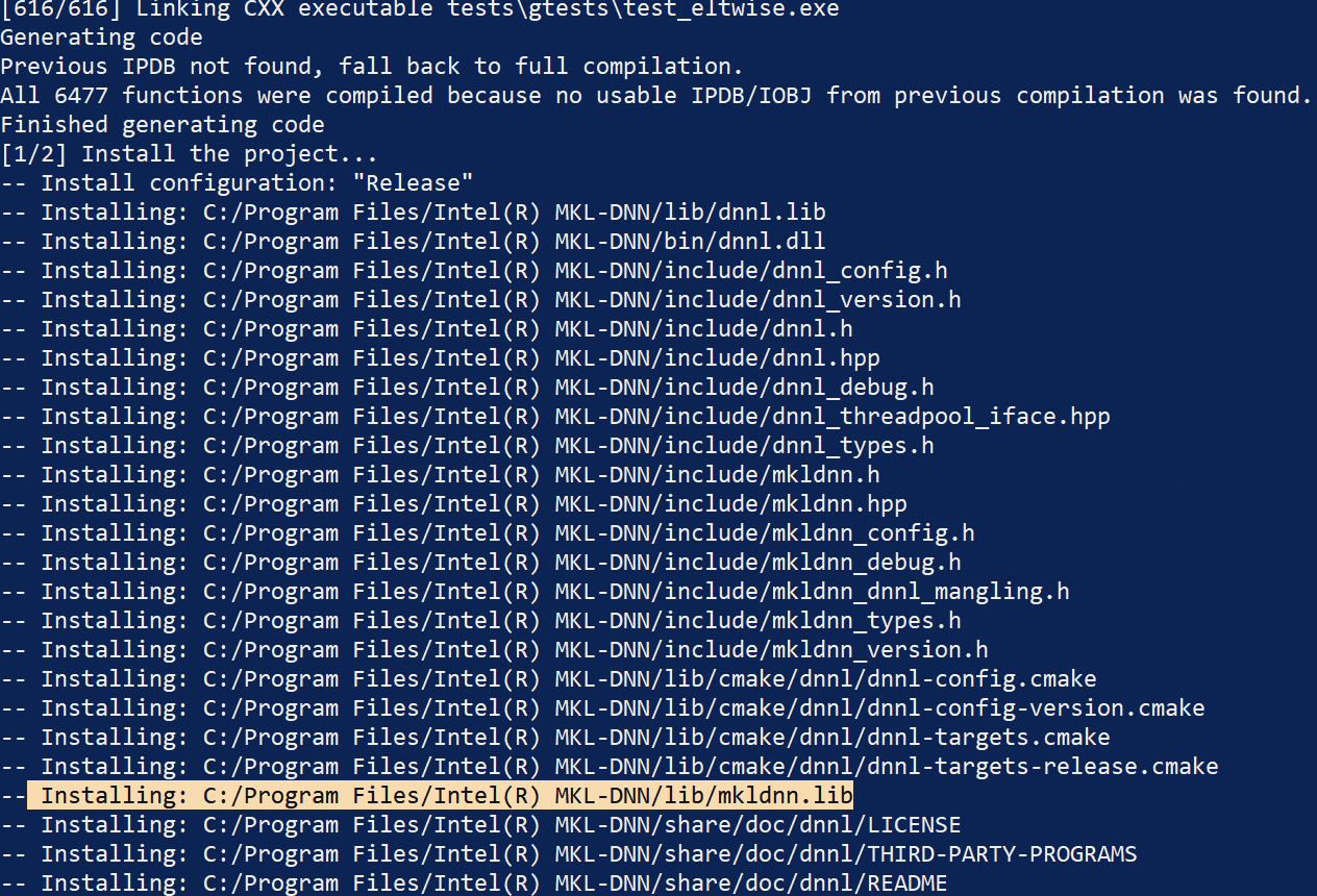 [Build Failure] Wrong copy path for shared DNNL · Issue #42115 · pytorch/pytorch · GitHub