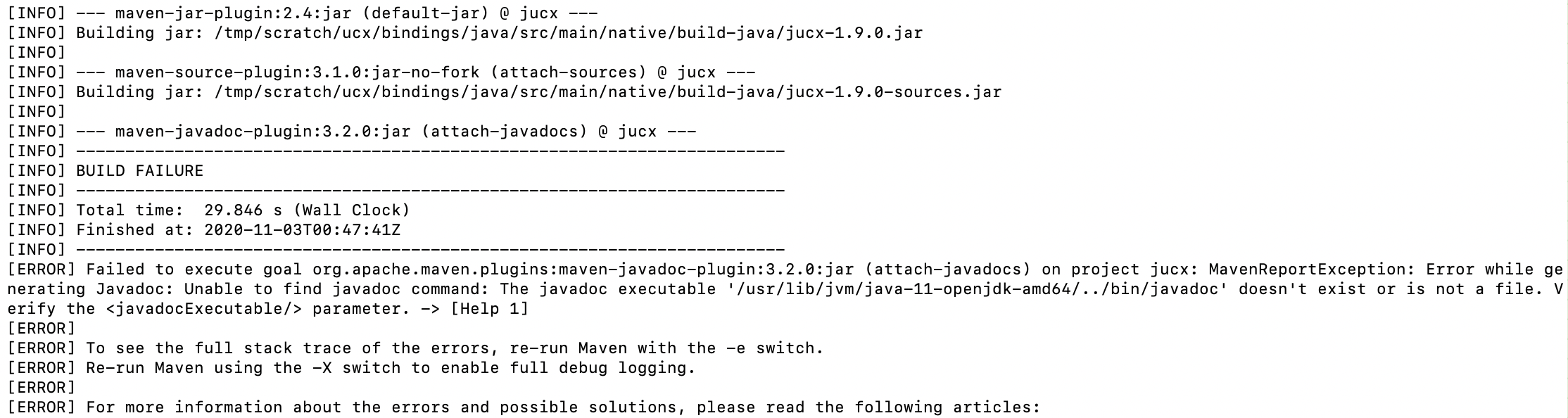 Javadoc Issue On Ubuntu 1804 · Issue 5858 · Openucxucx · Github