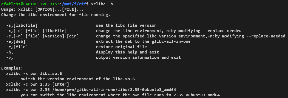 GitHub - ef4tless/xclibc: A tool to change the libc environment of ...