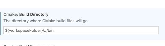 Cmake Build Directory Per Project · Issue 1453 · Microsoftvscode