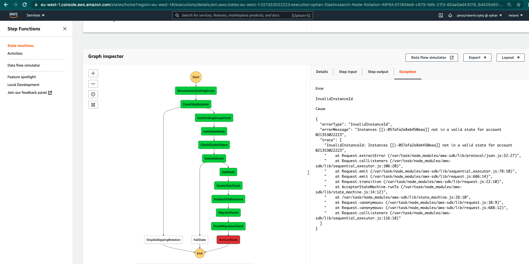 Ssm commands should only be executed against a node we know to be healthy · Issue #81 · guardian ...