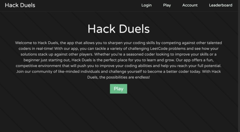 GitHub - nmashchenko/uncommon-hacks: 🏆 Hack Duels is a thrilling app that allows you to compete ...