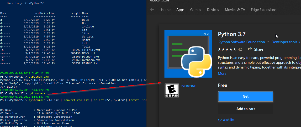 BUG: Python can redirect to Windows Store · Issue #77 · mandiant/commando-vm · GitHub