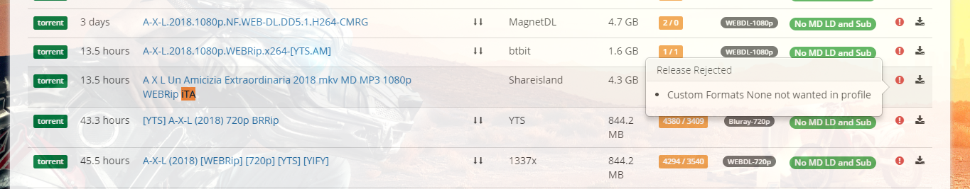 Custom Formats Bug Or Wrong Regex · Issue 3134 · Radarrradarr · Github