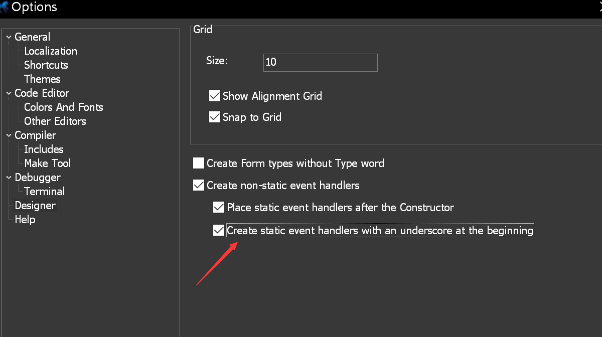 Fixed: Hide events that begin with the "._" prefix in the drop-down ...
