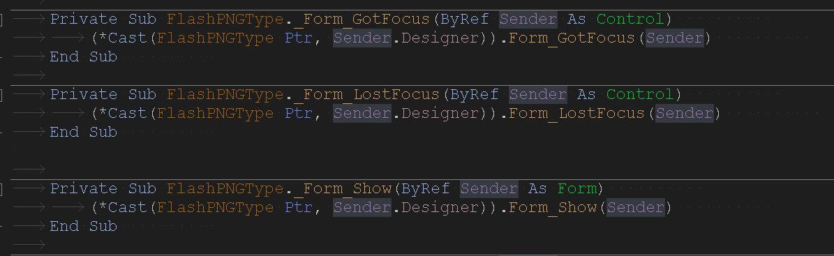 Fixed: Hide events that begin with the "._" prefix in the drop-down ...