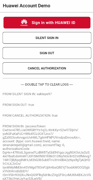 [huawei_account] result login information in AuthAccount ? · Issue #138 ...